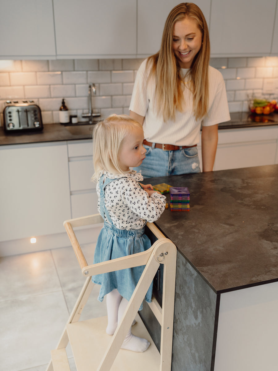 The Original - Height Adjustable Folding Learning Tower – The Learning ...