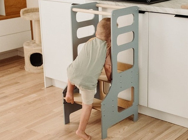 The Classic - Height Adjustable Learning Tower Kitchen Helper Toddler ...