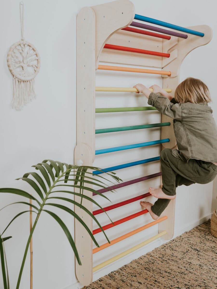 The Minimalist - Pikler Triangle / Swedish Wall / Slide Set – The ...