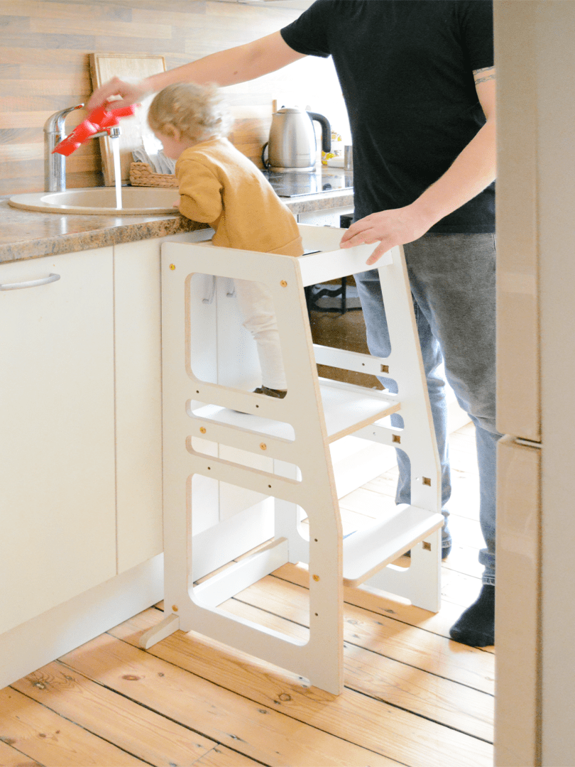 The Pure - Height Adjustable Learning Tower Kitchen Helper – The ...
