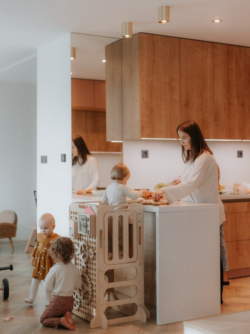 The Tinker Tower - Premium Learning Tower Kitchen Helper Toddler Step ...