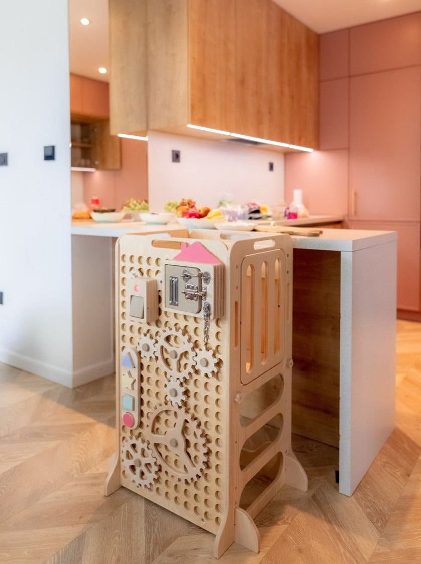 The Tinker Tower - Premium Learning Tower Kitchen Helper Toddler Step ...