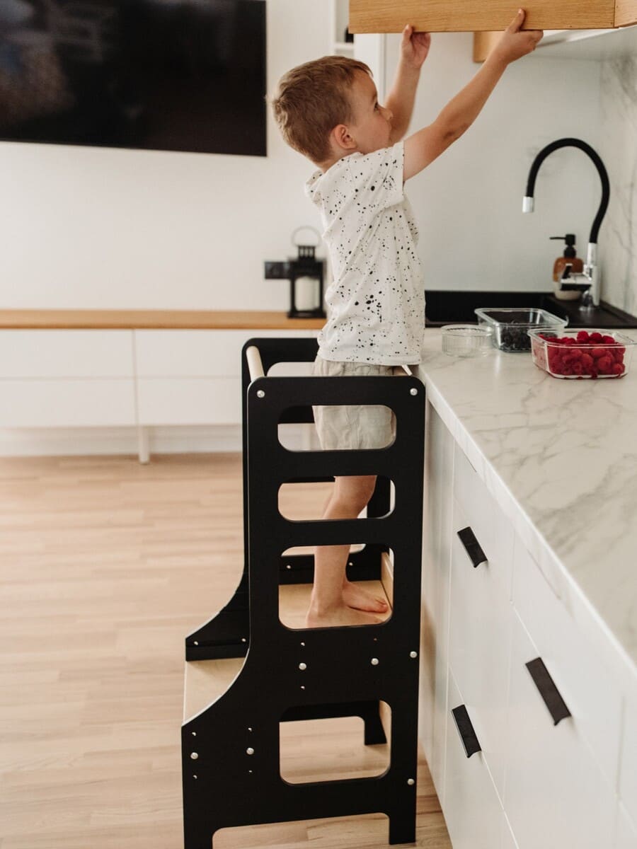 The Classic - Height Adjustable Learning Tower Kitchen Helper Toddler ...