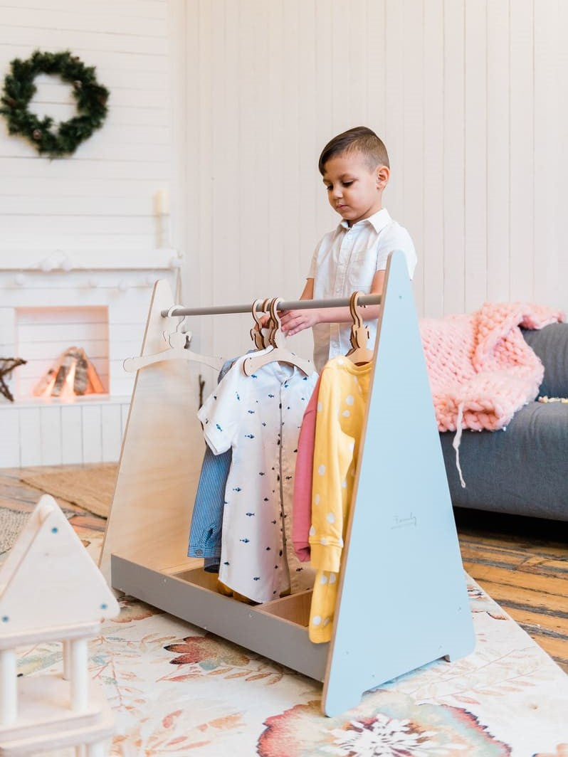 The Little Pyramid - Montessori Clothes Rack – The Learning Tower Company