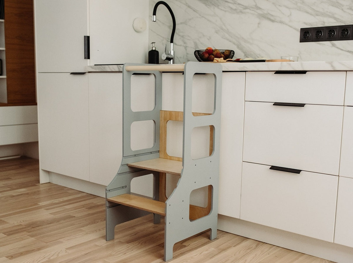 The Classic - Height Adjustable Learning Tower Kitchen Helper Toddler ...