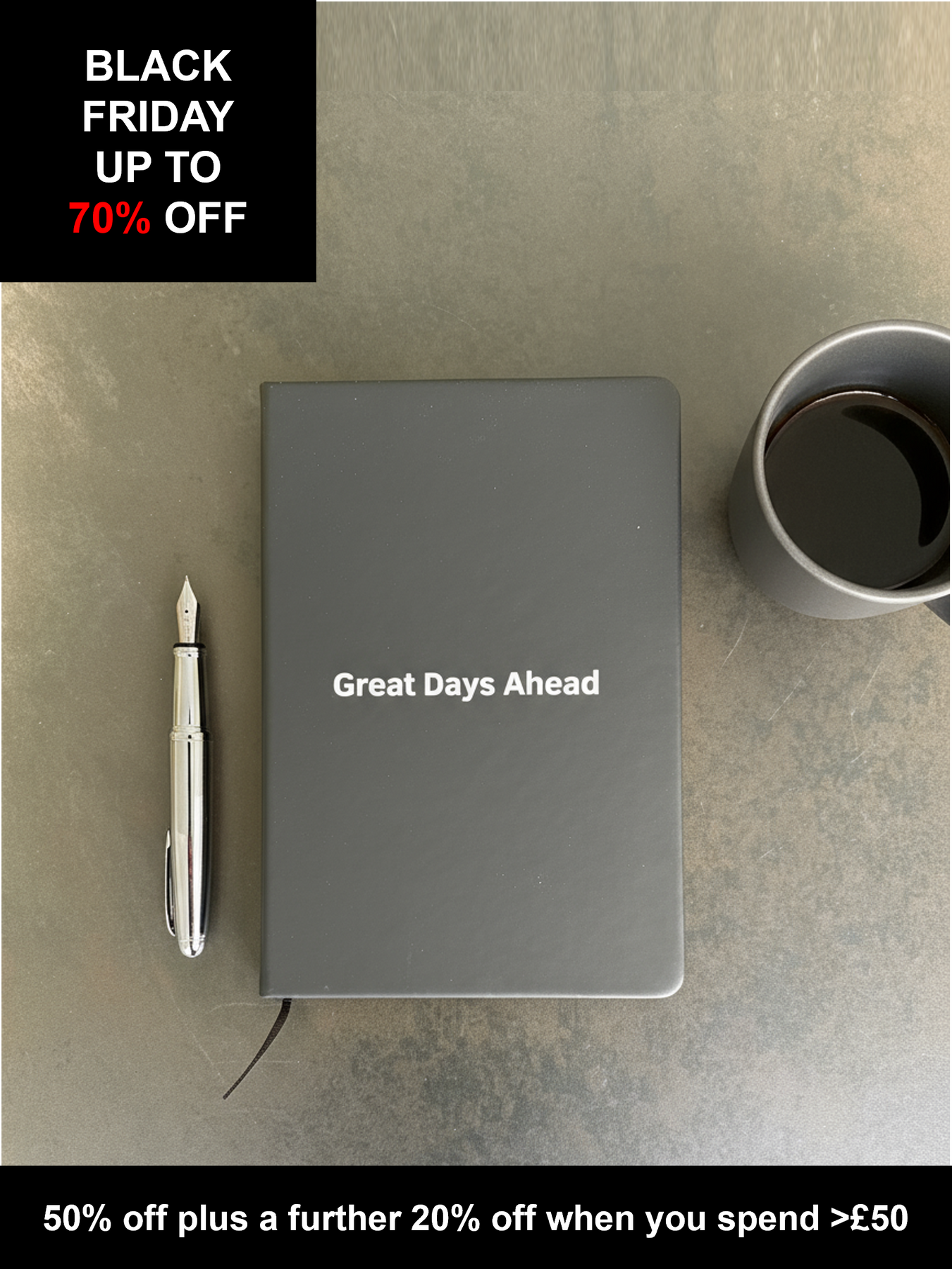 GREAT DAYS AHEAD: Luxury Faux Leather Notepad / Journal – The Learning ...