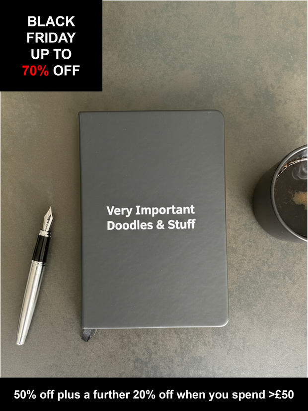 VERY IMPORTANT DOODLES: Luxury Faux Leather Notepad / Journal – The ...